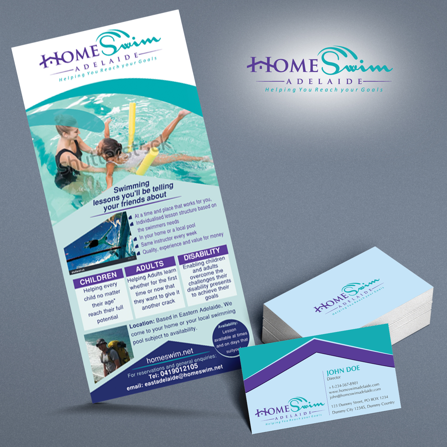 Playful, Upmarket, Recreation Flyer Design for Home Swim by Kreative ...