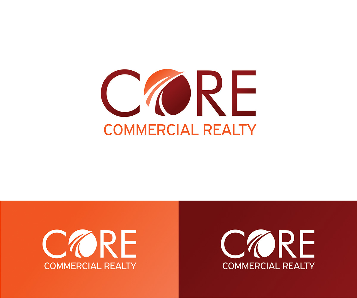 Real Estate Logo Design for CORE Commercial Realty by Zeljko B ...