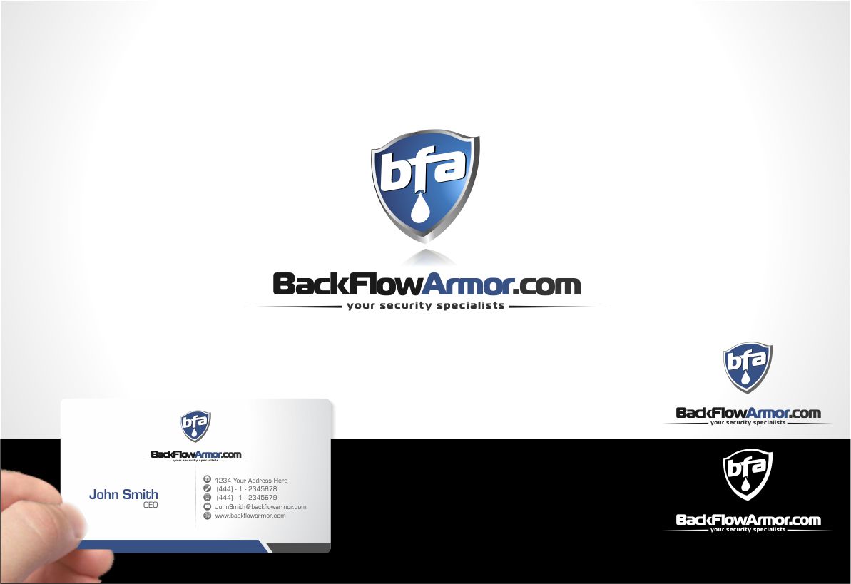 Security Logo Design for BackFlowArmor.com by Robby SC | Design #2128940