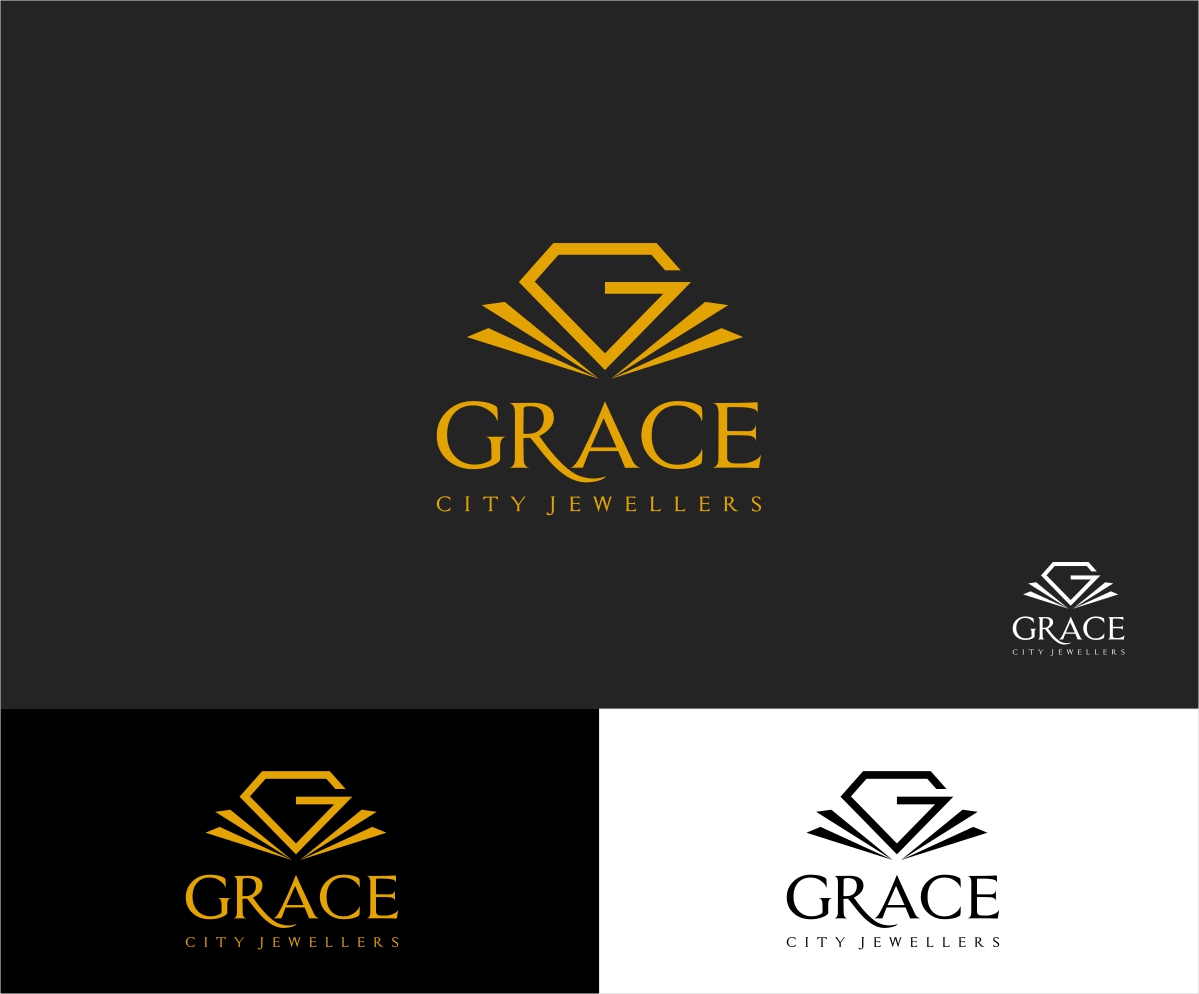 Upmarket, Elegant, Jewelry Store Logo Design for Grace City Jewellers ...