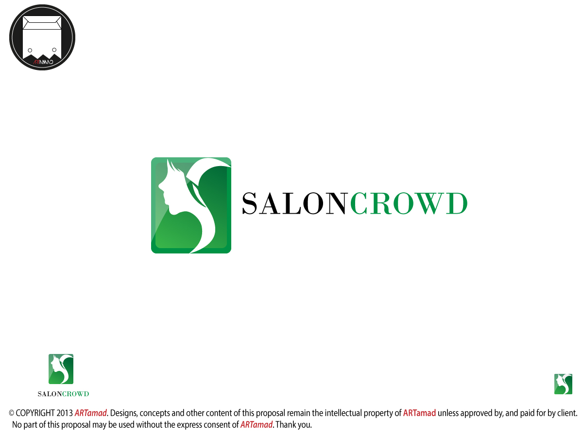 Modern, Bold, It Company Logo Design for SalonCrowd by ARTMD | Design ...