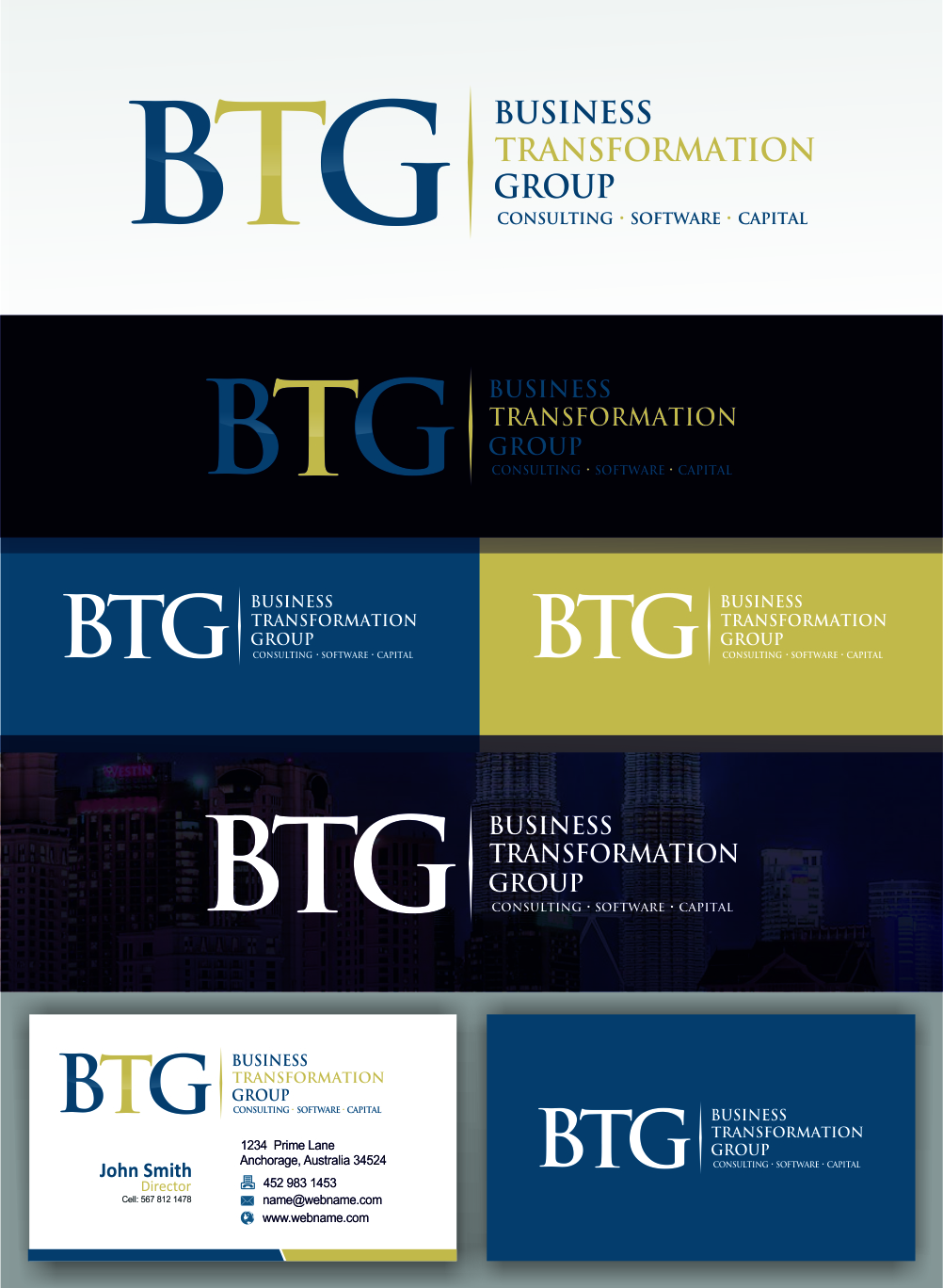Bold, Professional, Management Consulting Logo Design for BTG Business ...