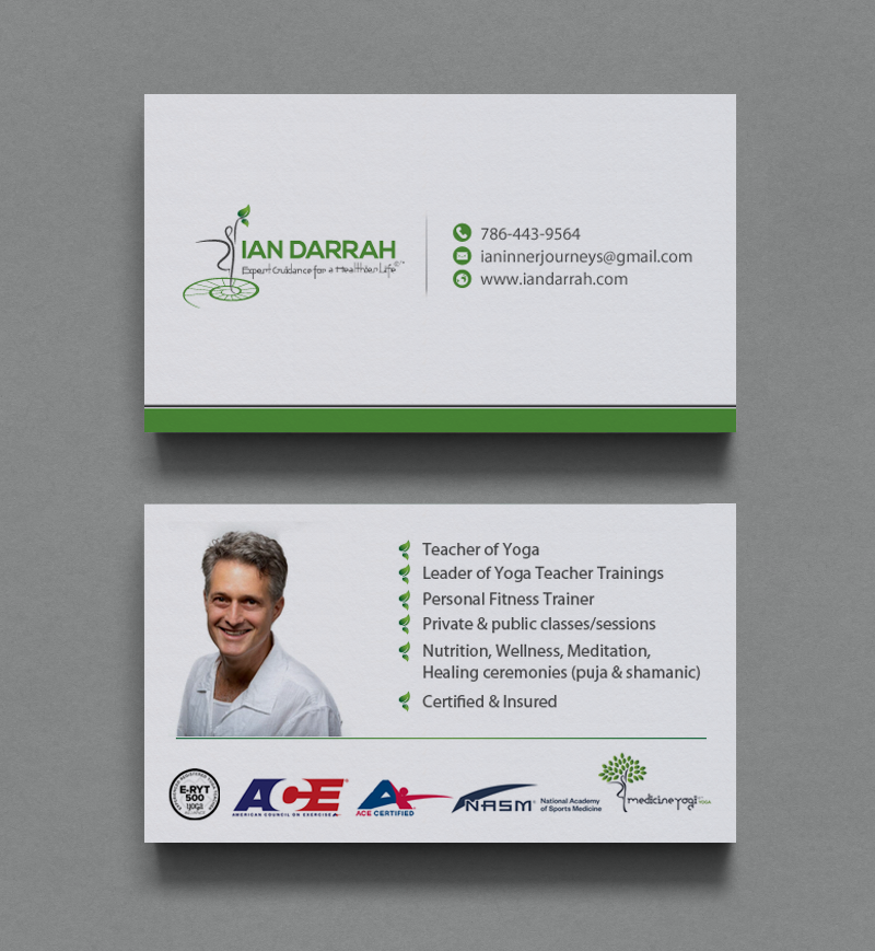 Elegant, Playful, Health And Wellness Business Card Design for a ...