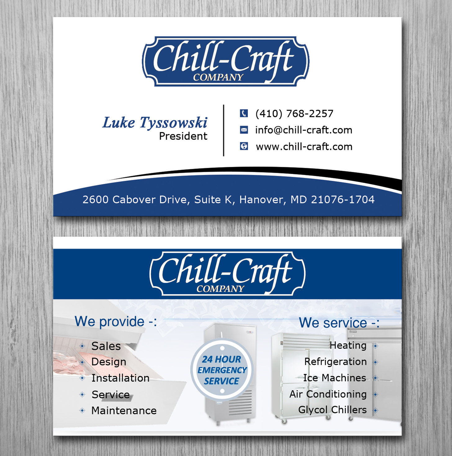 Hvac Business Cards Full Color Hvac Business Cards At 