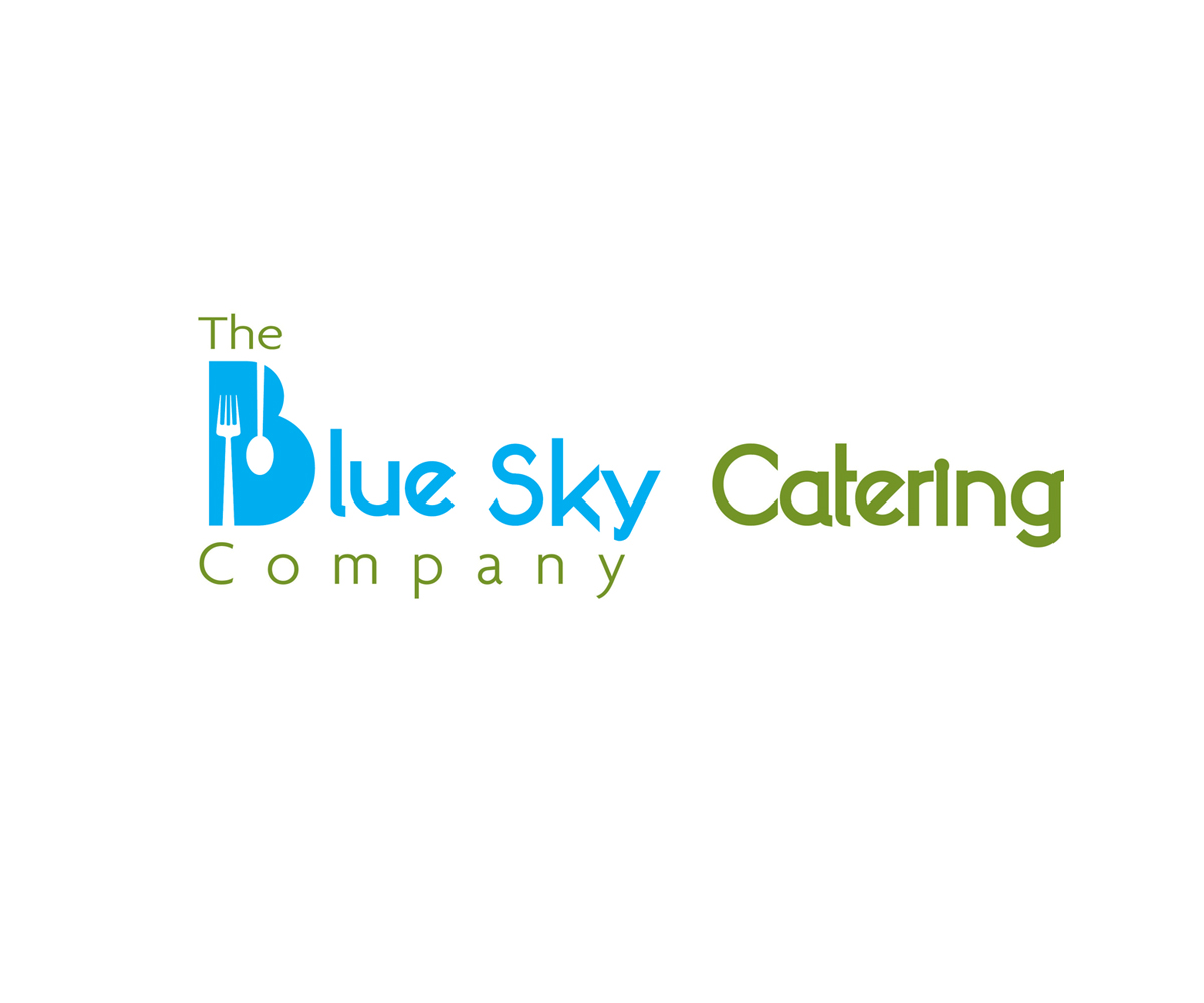 Elegant, Upmarket, Catering Logo Design for The Blue Sky Catering ...