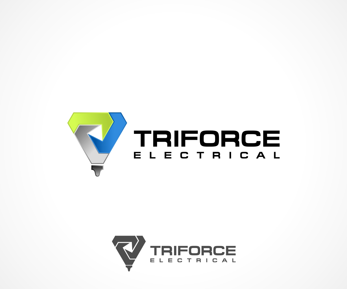 Bold, Modern, Electrician Logo Design for Triforce Electrical by B8 ...