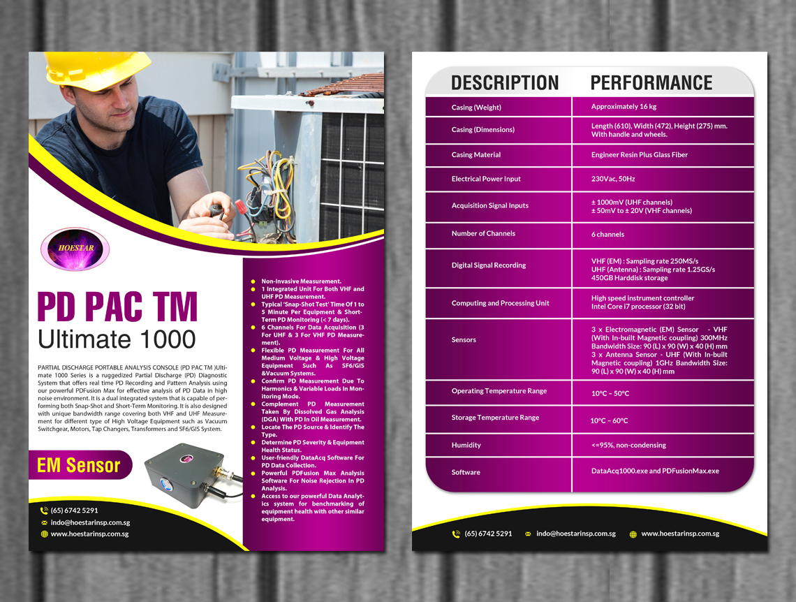 Bold, Serious, Industrial Flyer Design for a Company by creative.bugs ...