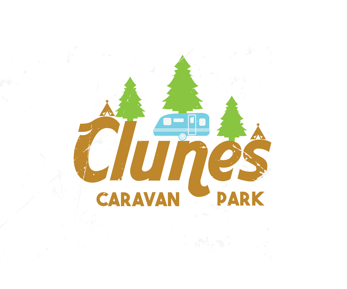 Elegant, Playful, Tourism Logo Design for Clunes Caravan Park, Where ...