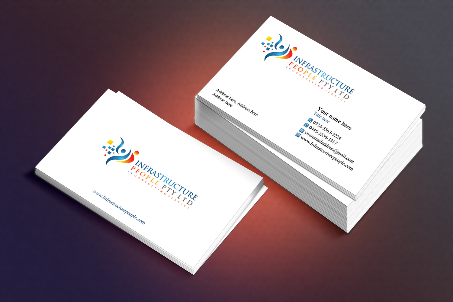 Playful, Modern, Information Technology Business Card Design for ...