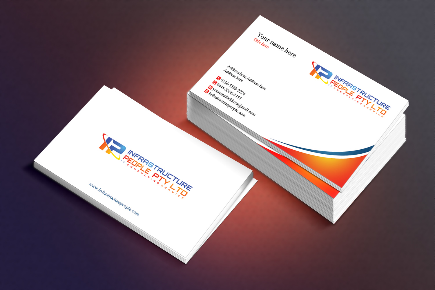 Playful, Modern, Information Technology Business Card Design for ...