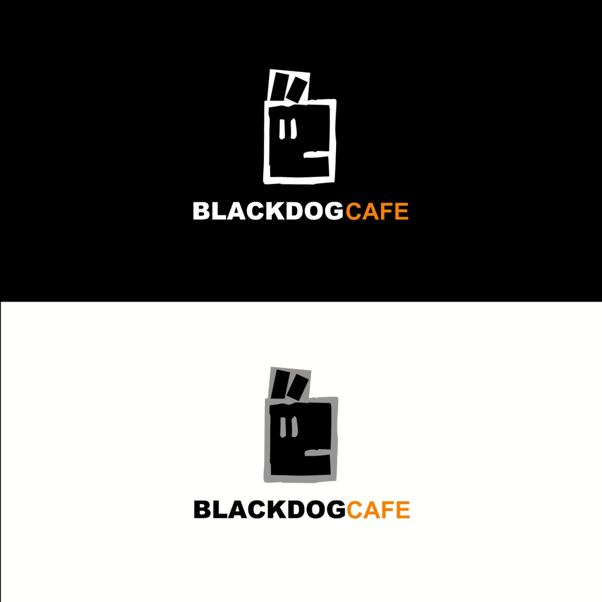 Modern, Bold, Cafe Logo Design for Black Dog Cafe by Patrick Davidson ...