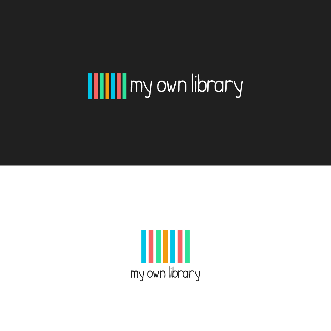Colorful, Bold, Library Logo Design for My Own Library by Fanol Ademi ...