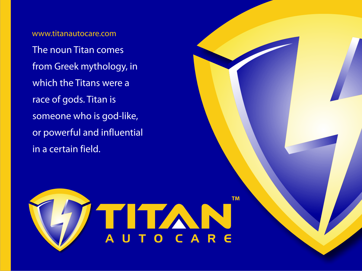 Elegant, Serious, Automotive Logo Design for TITAN AUTO CARE by adastra ...