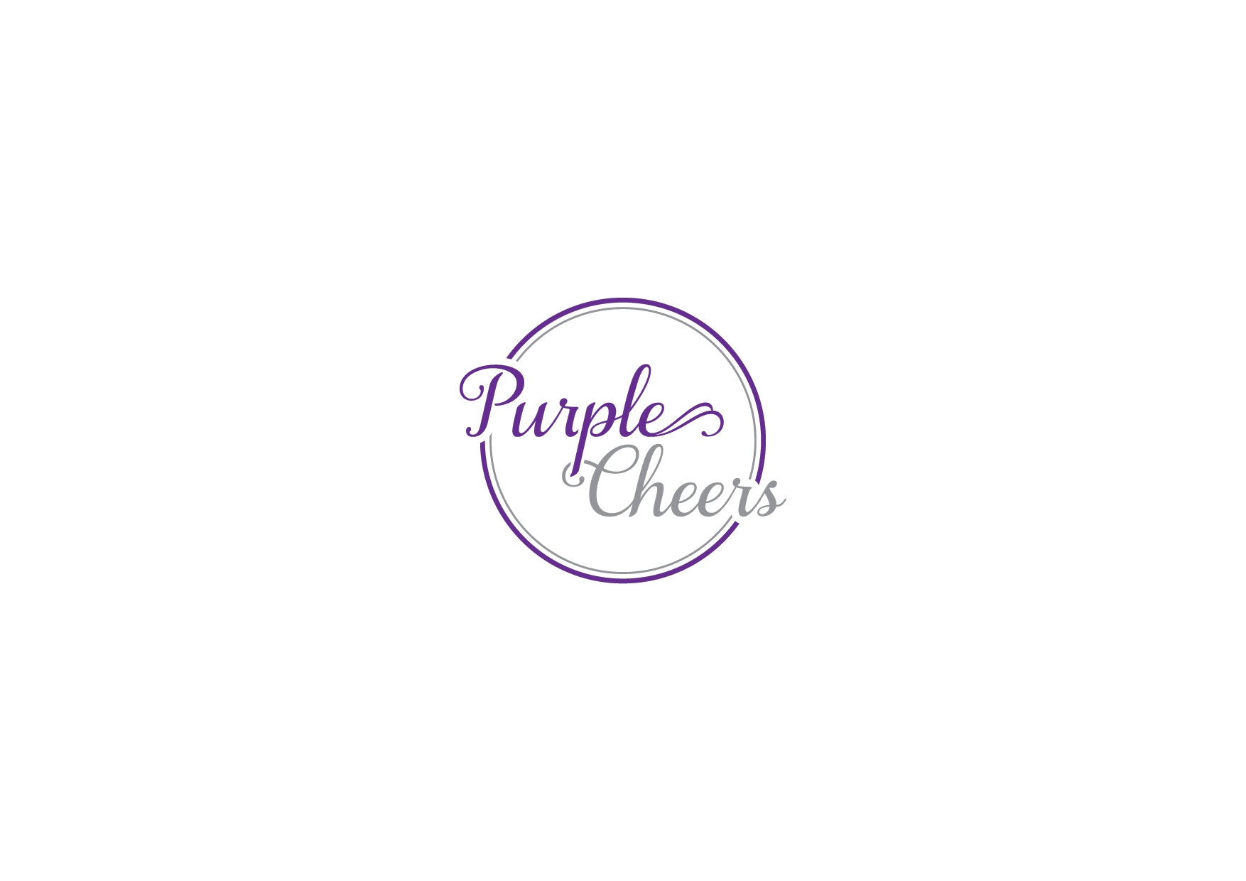 Elegant, Modern, Clothing Logo Design for Purple Cheers in big ...