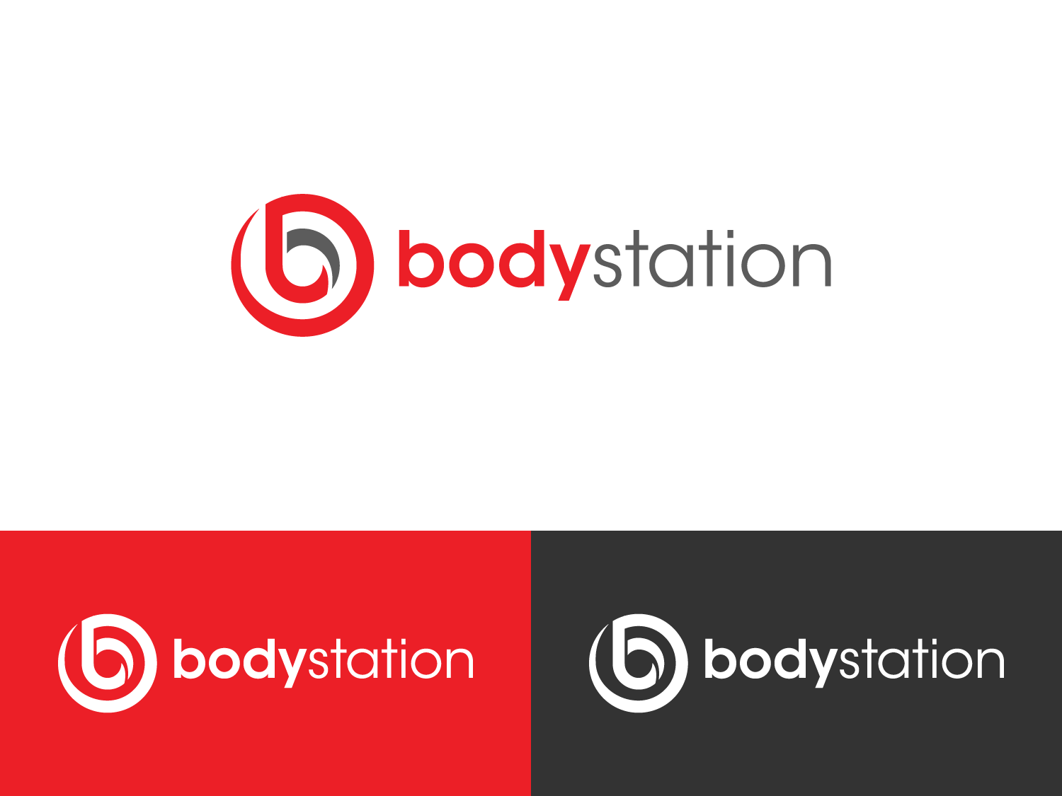 Bold, Masculine, Fitness Logo Design for bodystation by shanks | Design ...