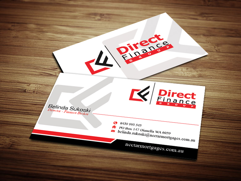 Playful, Professional, Finance Business Card Design for Direct Finance ...