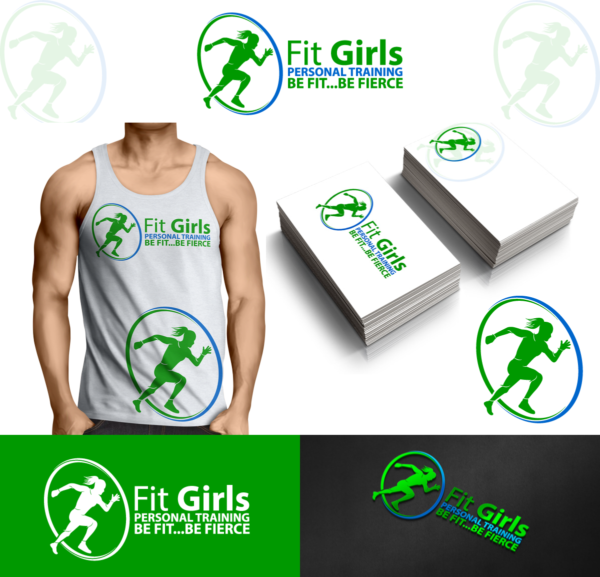 Feminine, Playful, Fitness Logo Design for Fit Girls Personal Training ...