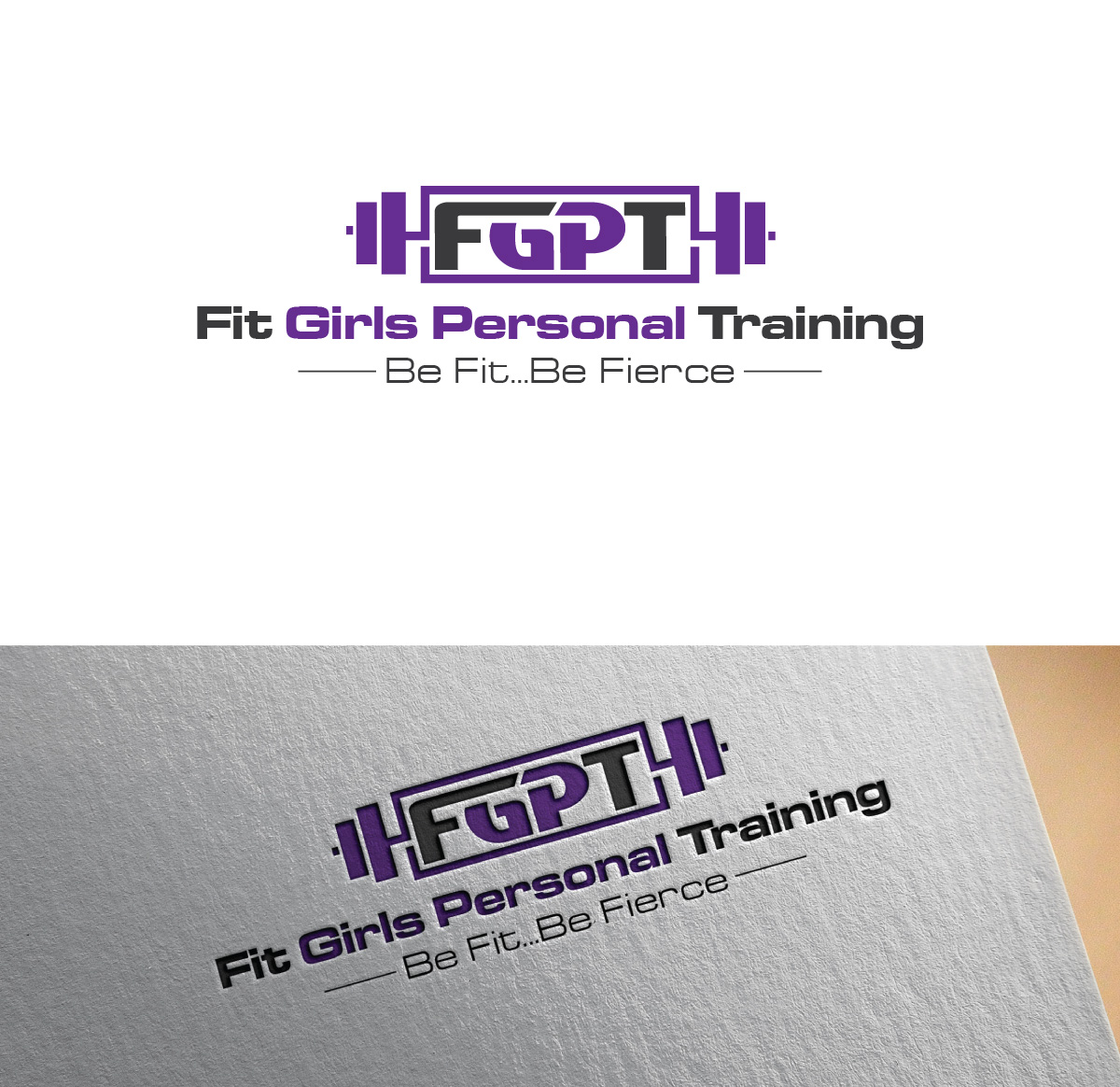Feminine, Playful, Fitness Logo Design for Fit Girls Personal Training ...