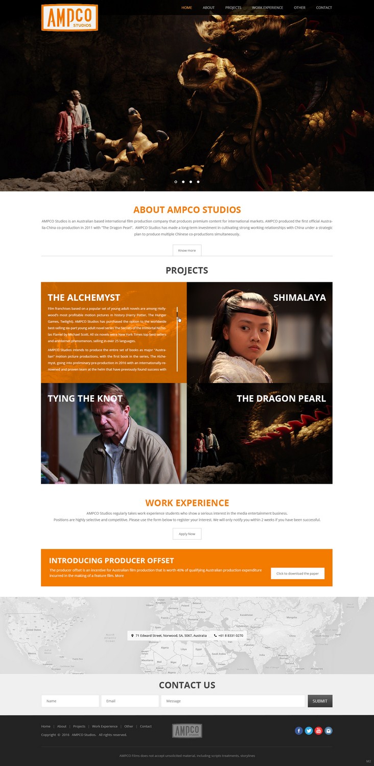 Bold, Serious Web Design for a Company by pb | Design #10129218