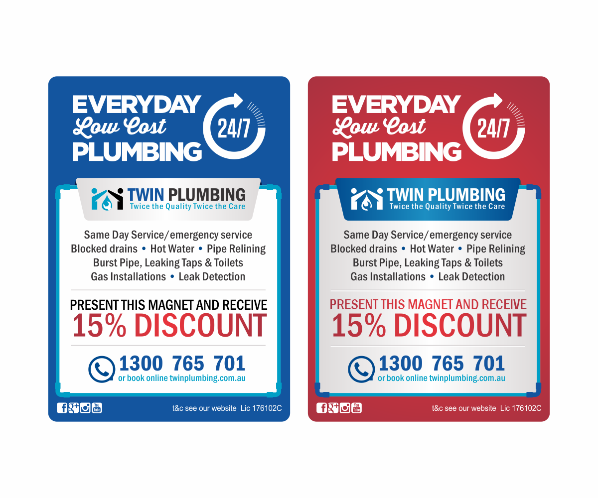 Elegant, Playful, Plumbing Sticker Design for a Company by nadhisa87 ...