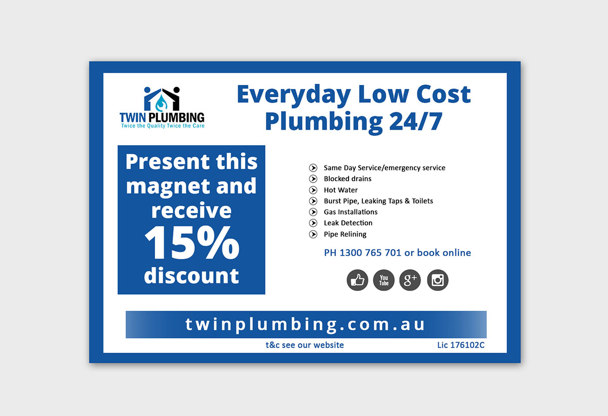 Elegant, Playful, Plumbing Sticker Design for a Company by ...