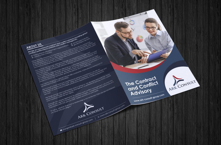 Professional, Serious, Management Brochure Design for a Company by ...