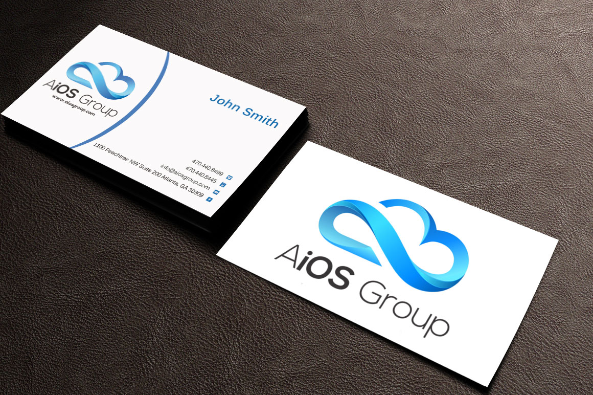 Upmarket, Elegant, Information Technology Business Card Design for a ...
