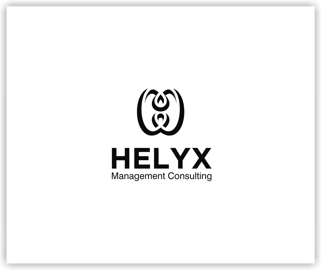Financial Logo Design for HELYX Management Consulting by christinawon1 | Design #10197761