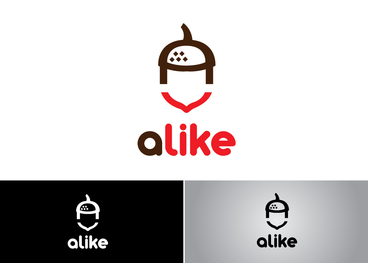Bold, Serious Logo Design for the topic is .. to be alike ... alikeness ...