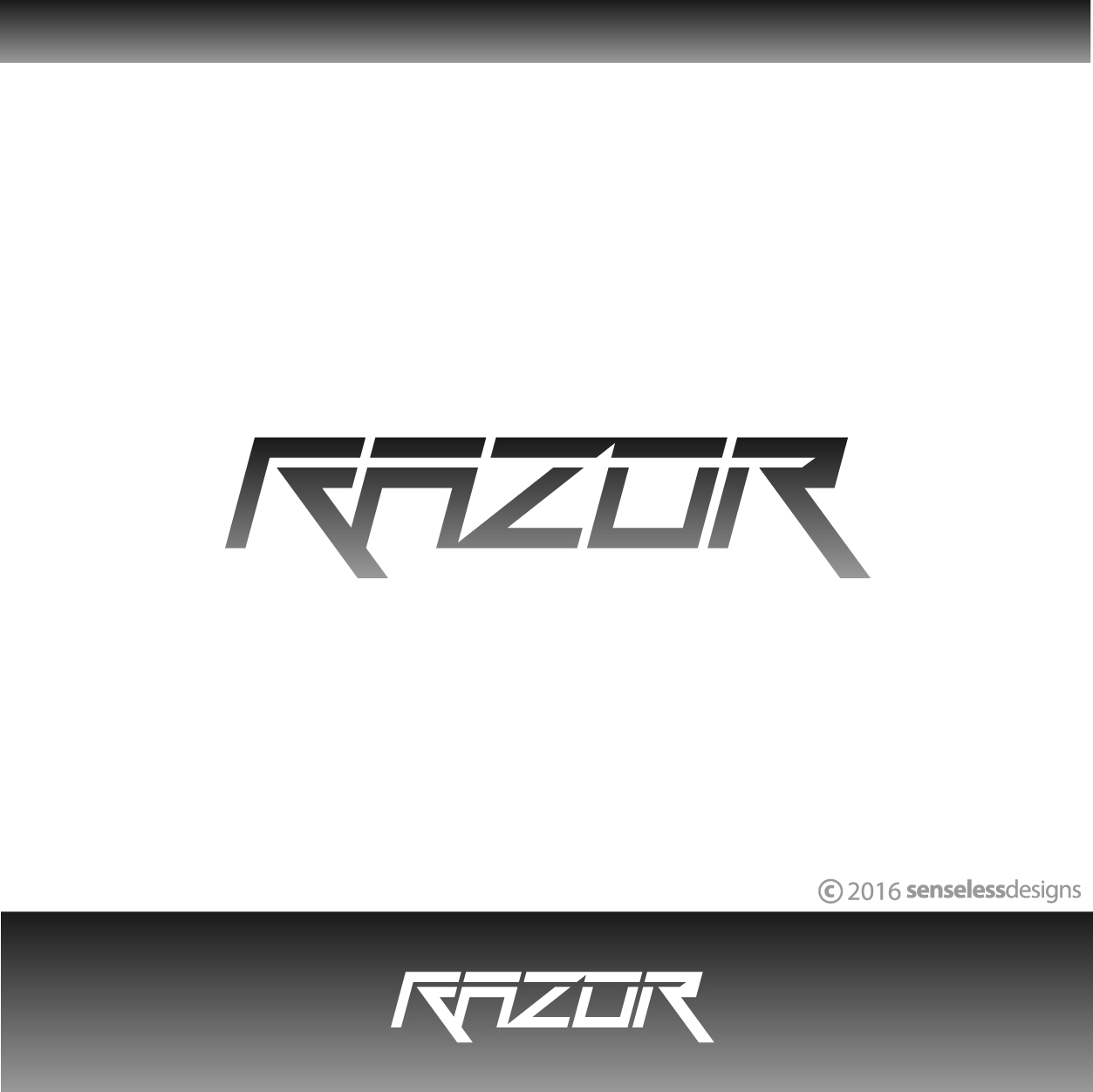 Modern, Masculine, It Company Logo Design for Razor by Senseless ...
