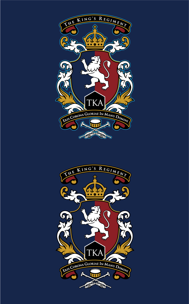 Serious, Traditional, School Logo Design for The King's Regiment by ...