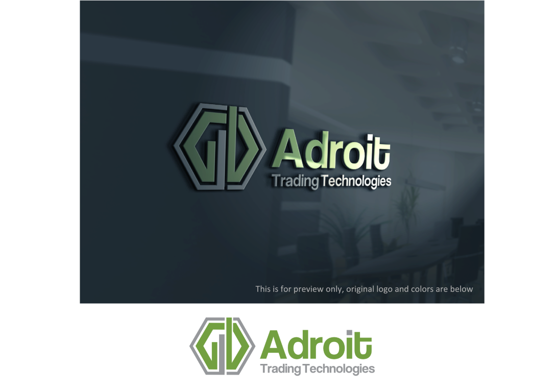 Serious, Professional, Financial Service Logo Design for Adroit Trading ...