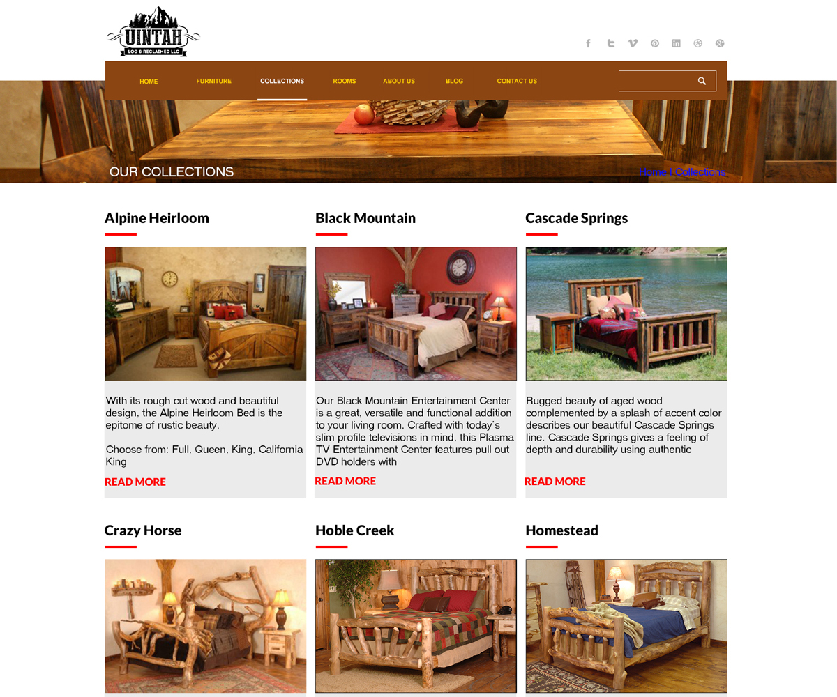 Bold, Serious, Furniture Store Web Design for a Company by Bernard Omondi | Design #10407620