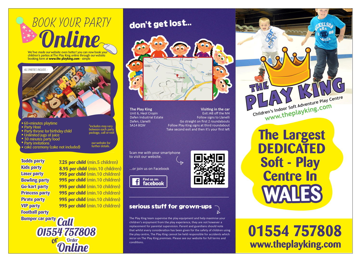 Colorful, Bold, Promotional Flyer Design for Eddies Play Ltd - The Play ...