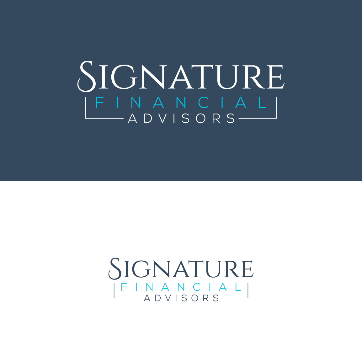 Elegant, Serious, Financial Planning Logo Design for Signature ...