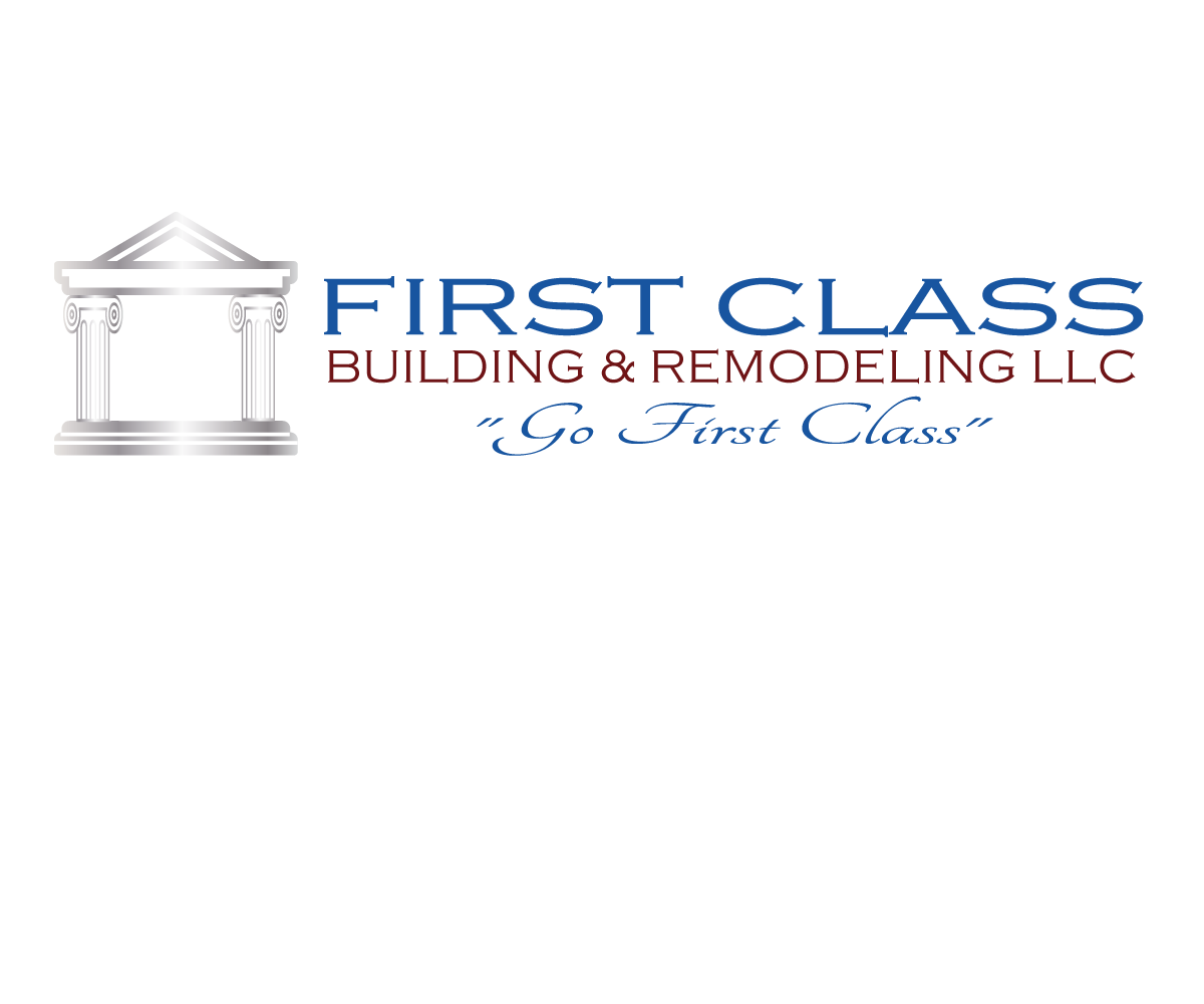 Bold, Serious, Residential Construction Logo Design for First Class ...