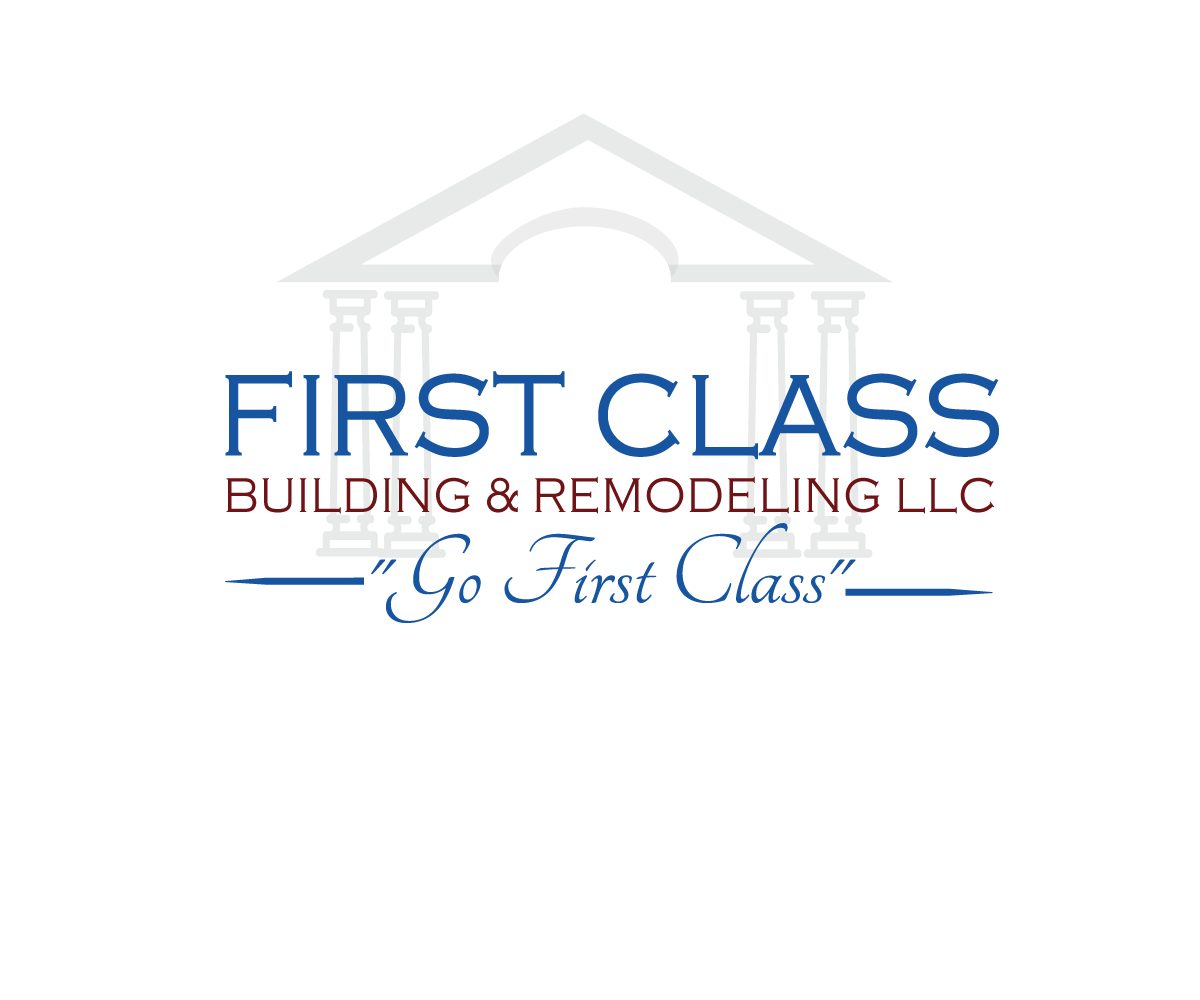 Bold, Serious, Residential Construction Logo Design for First Class ...