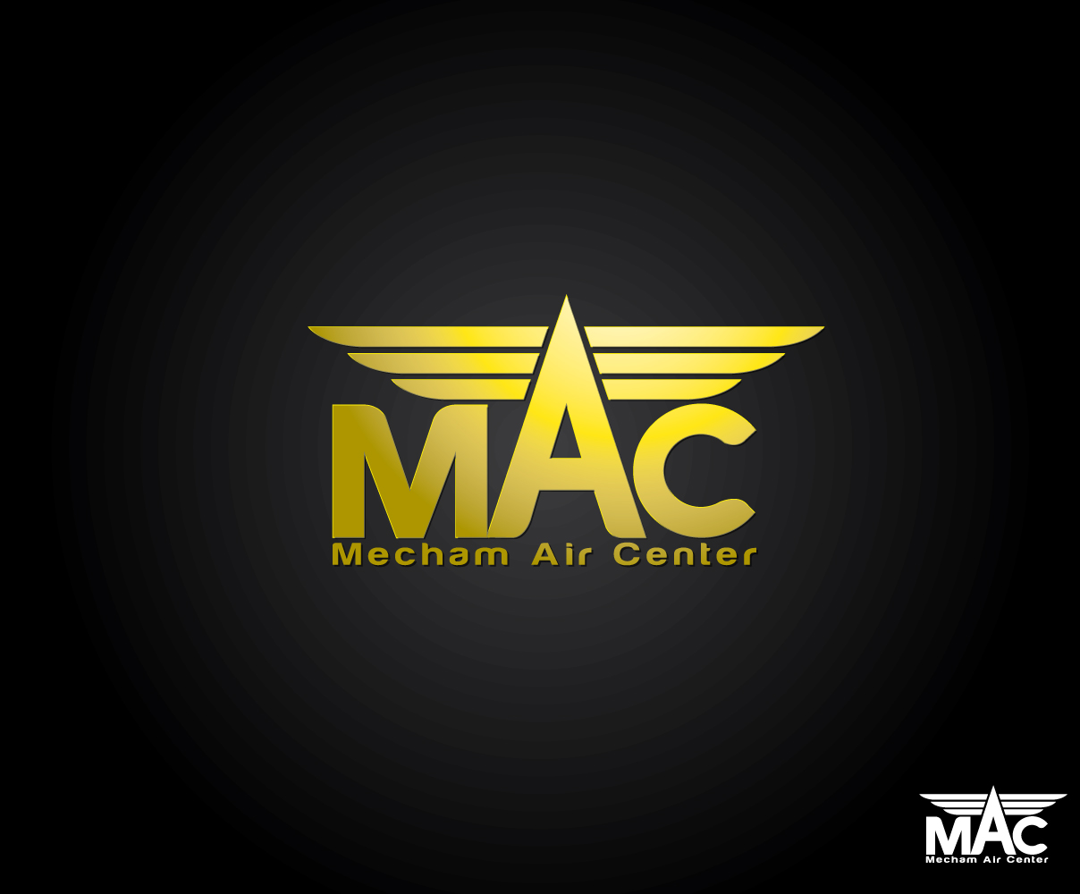 Masculine, Upmarket, Aviation Logo Design for Mecham Air Center by blue ...