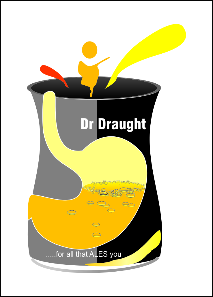 Playful, Personable, Brewery Logo Design for Dr Draught .....for all ...