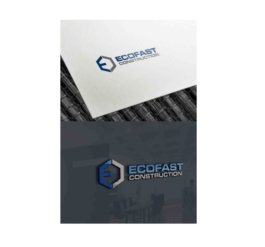 Modern, Bold, Construction Company Logo Design for ECOFAST Construction ...