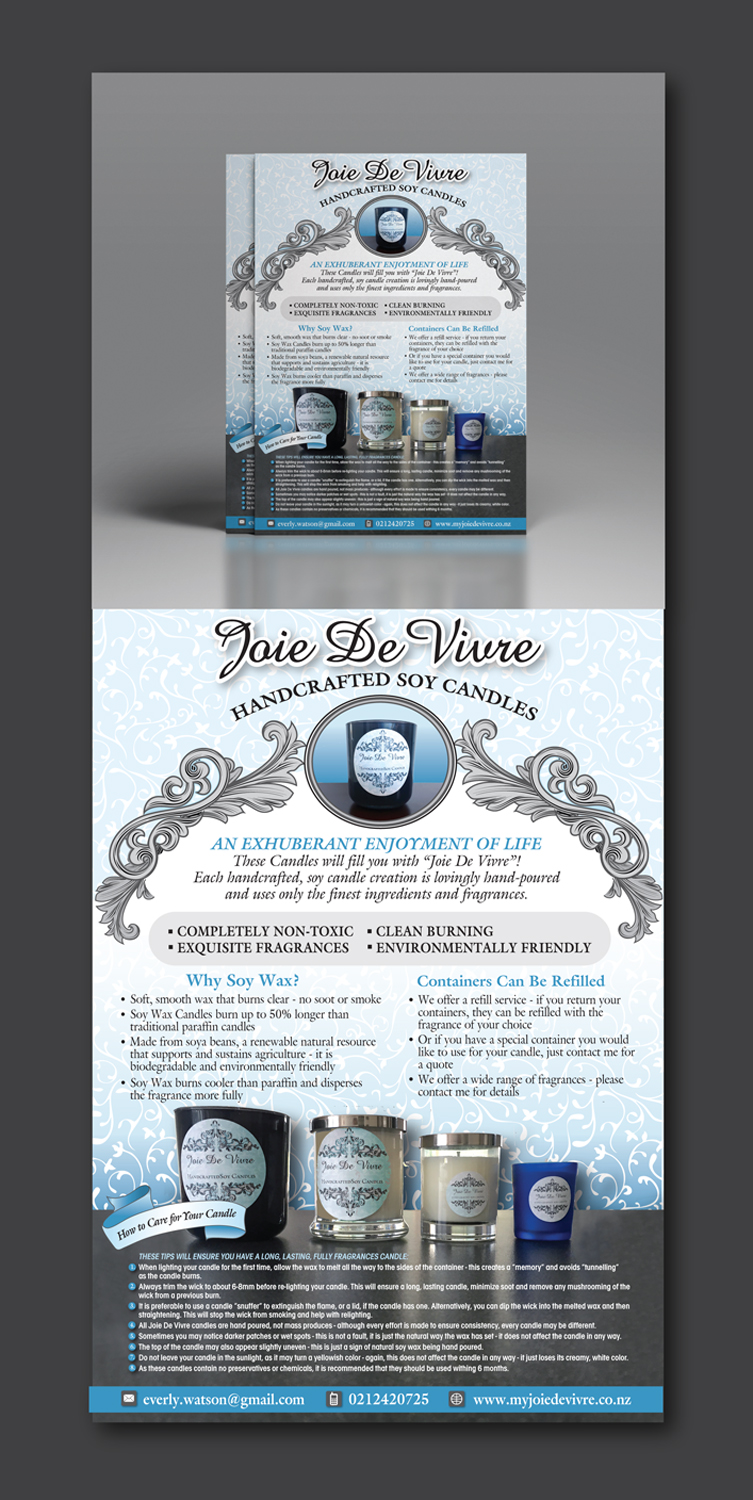 Elegant, Feminine, Promotional Flyer Design for a Company by ...