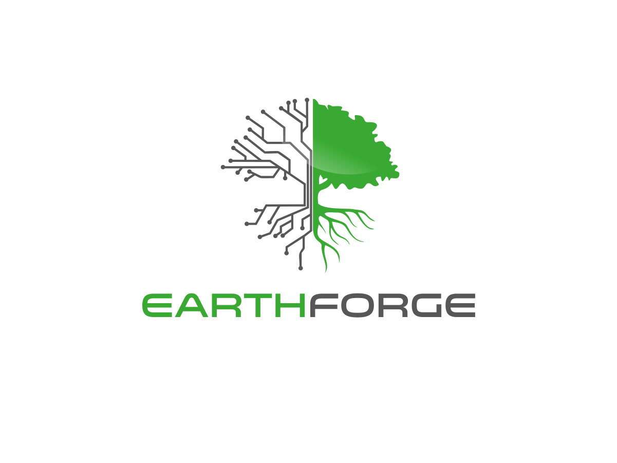 Modern, Elegant, Digital Logo Design for EarthForge by MICHAEL S.B ...