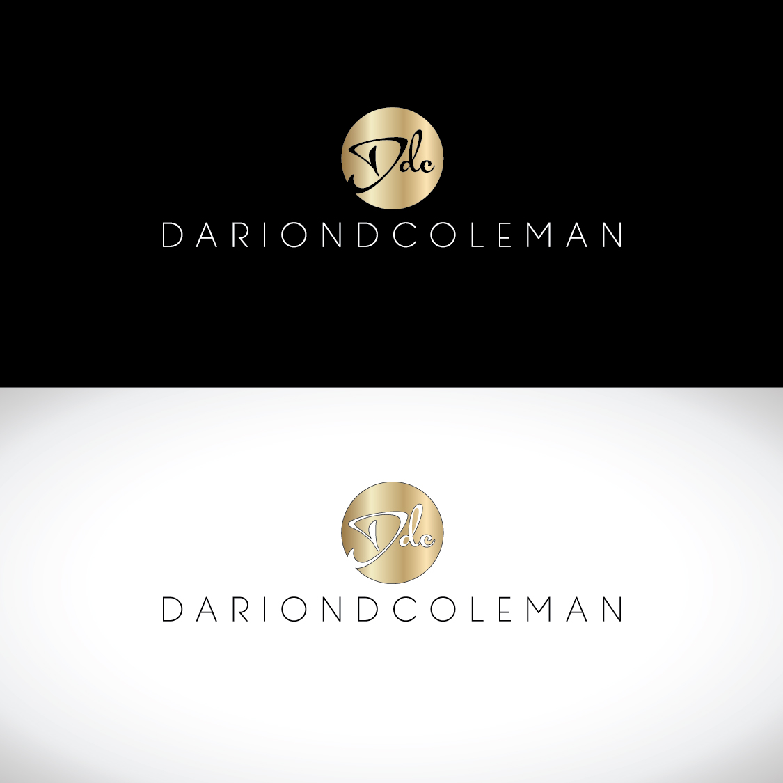 Professional, Upmarket, Entertainment Logo Design for "dariondcoleman ...
