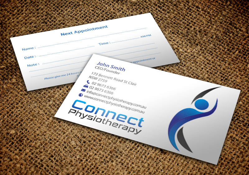 Modern, Professional, Physical Therapy Business Card Design for a ...