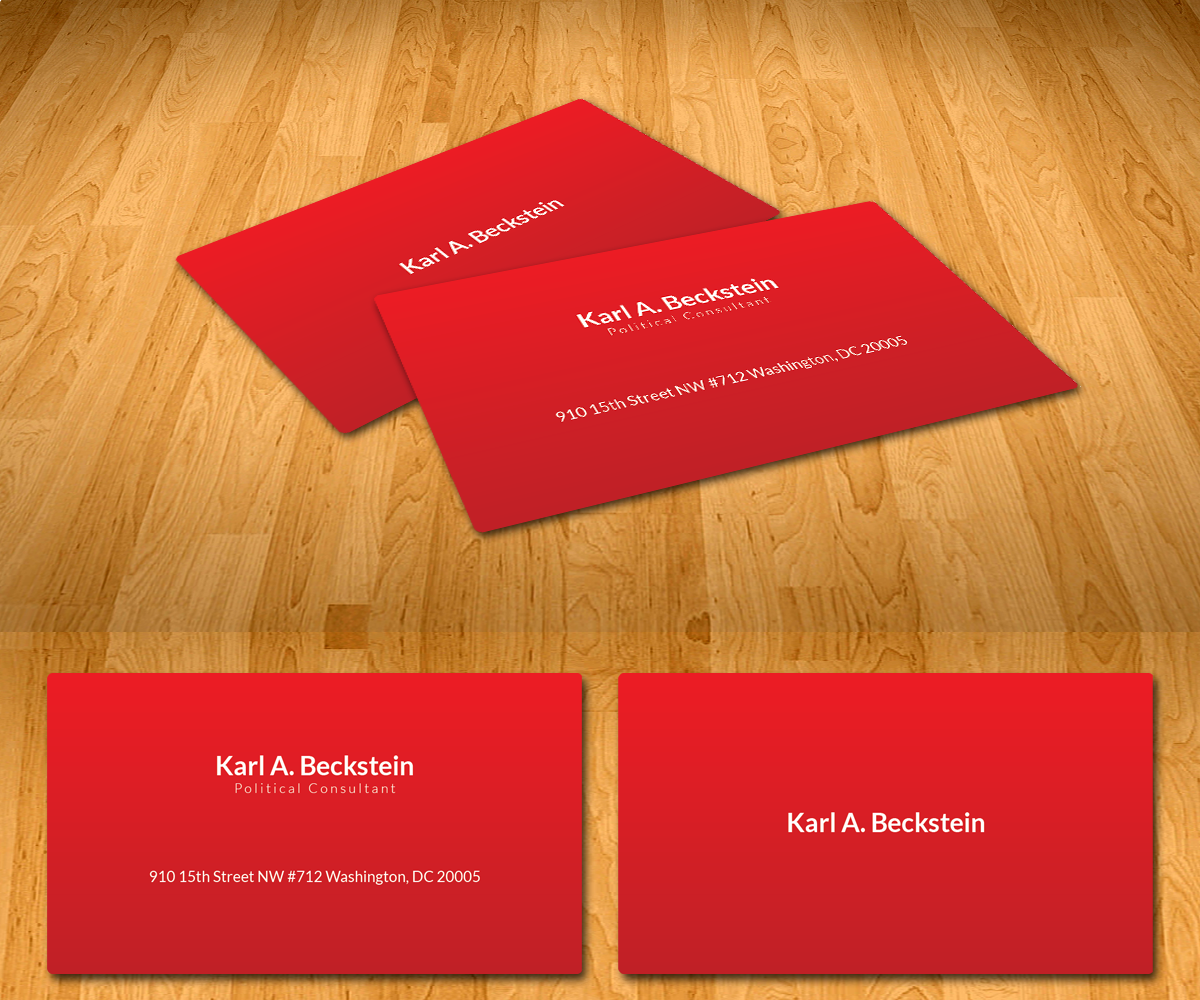 Political Business Card Design for a Company by Radu Borzea | Design ...