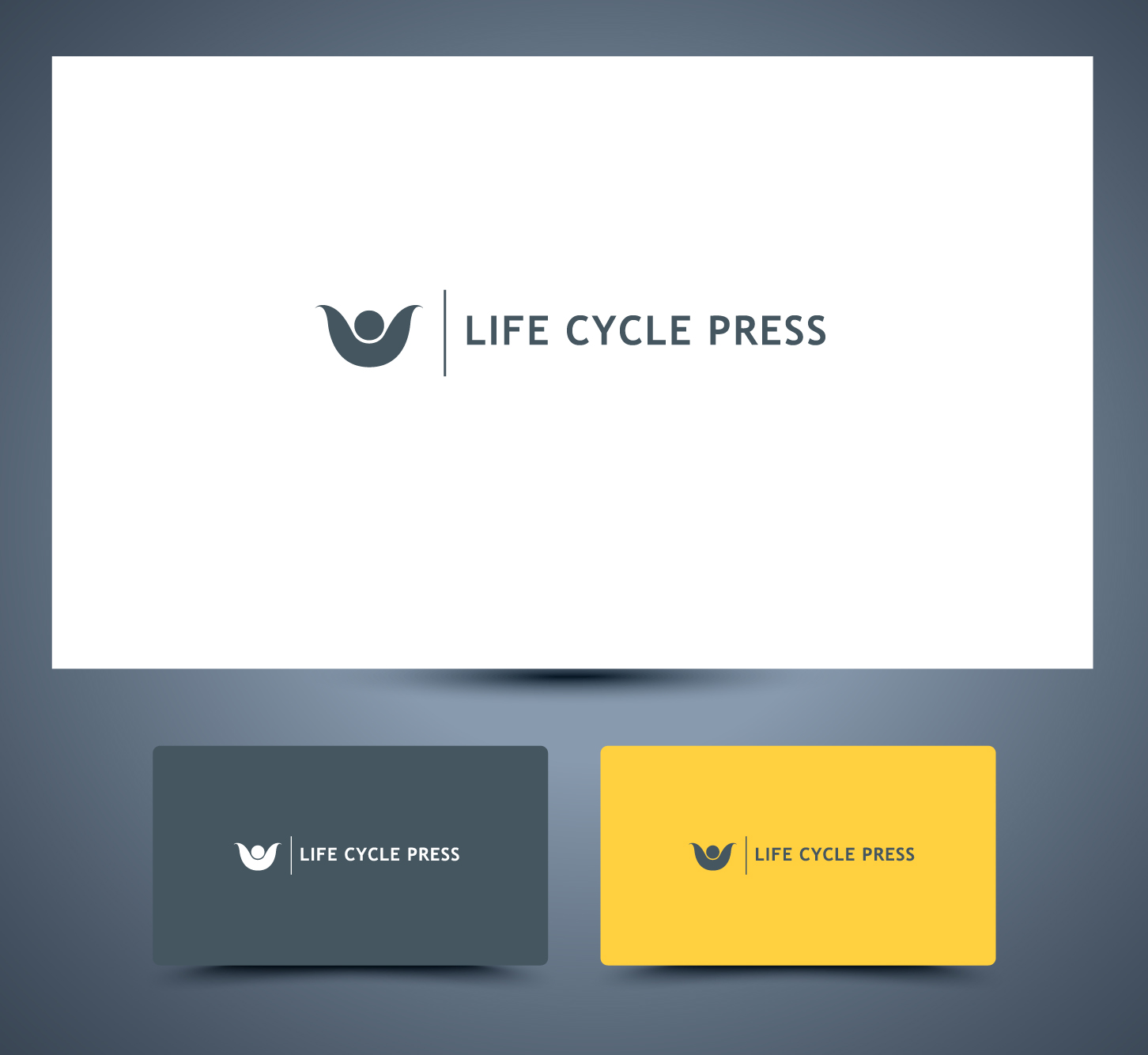 Logo Design for Life Cycle Press by Rocket Art | Design #10426057