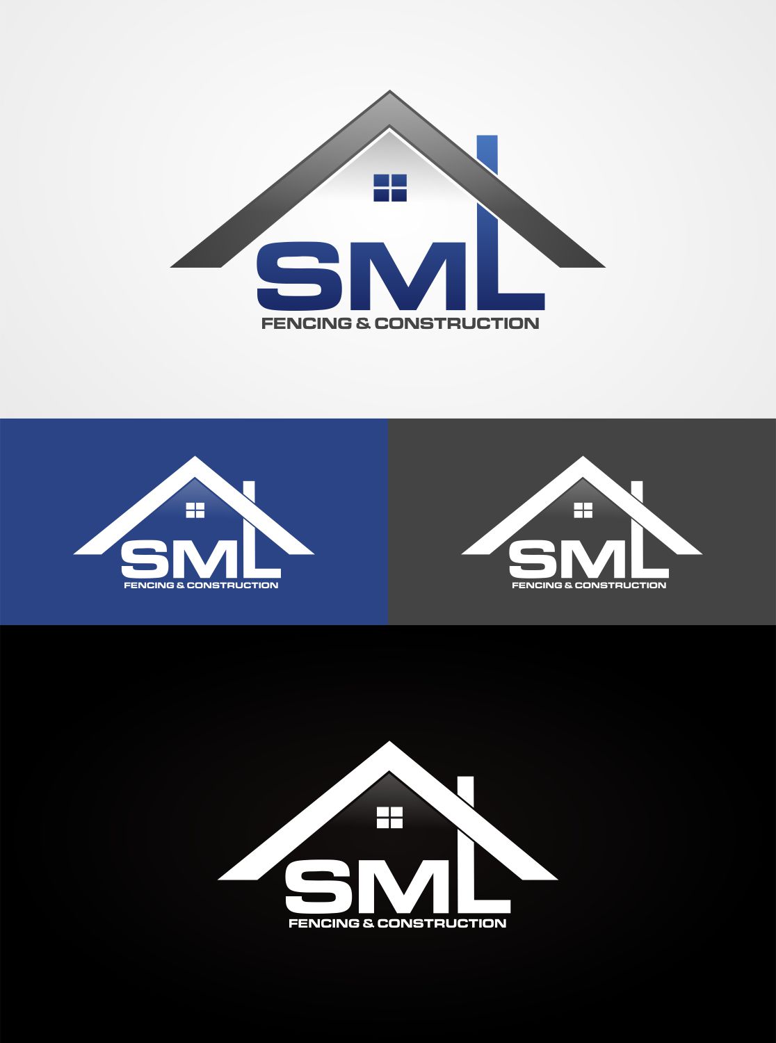 Elegant, Playful, Construction Logo Design for SML Fencing ...