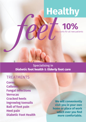AFHC Advanced Foot Health Care | 12 Flyer Designs for a business in ...