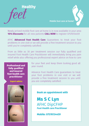 AFHC Advanced Foot Health Care | 12 Flyer Designs for a business in ...