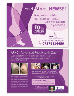 AFHC Advanced Foot Health Care | 16 Flyer Designs for a business in ...